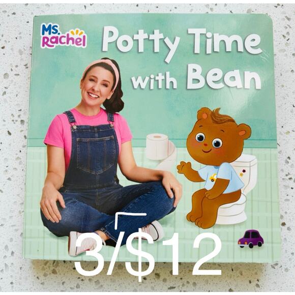 Ms rachel | Other | Mr Rachel Potty Time With Bean Board Book | Poshmark